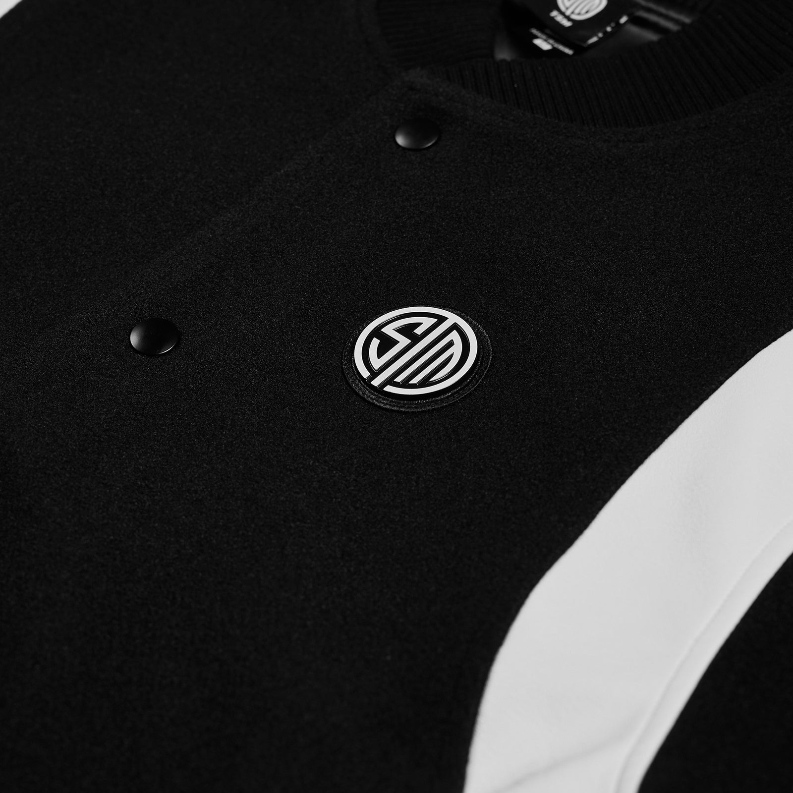 Prestige Varsity Jacket in Black | TSM