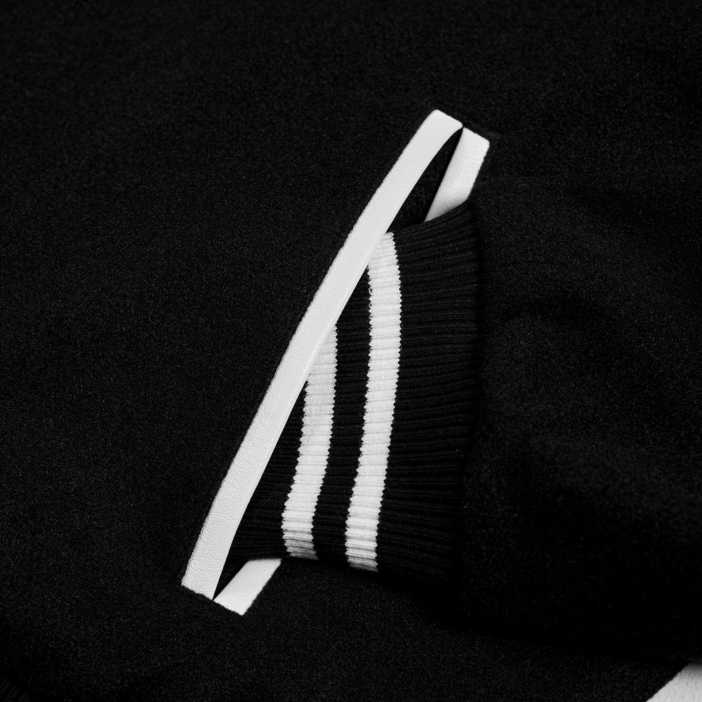 Prestige Varsity Jacket in Black | TSM