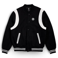 Prestige Varsity Jacket in Black | TSM