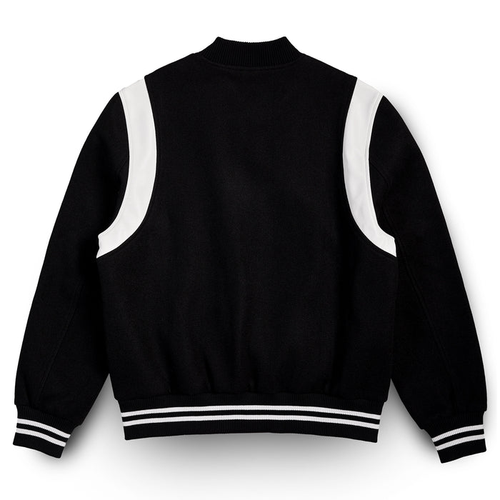 Prestige Varsity Jacket in Black | TSM
