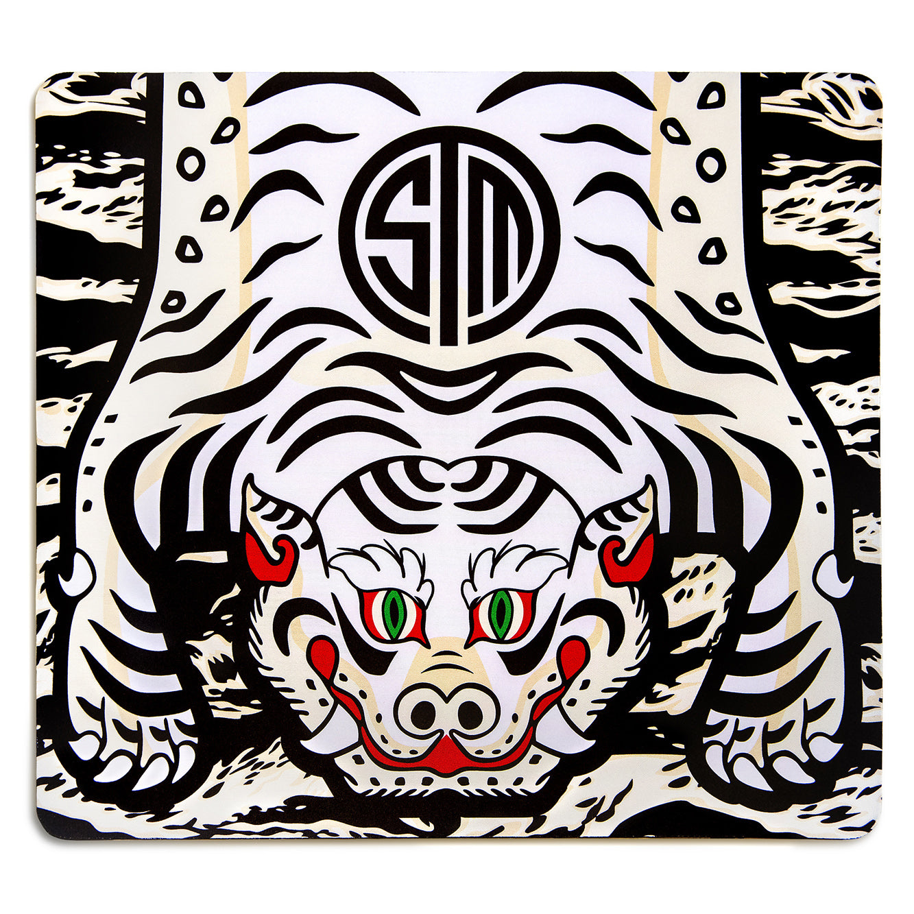 TSM Tiger Mousepad in Black | TSM