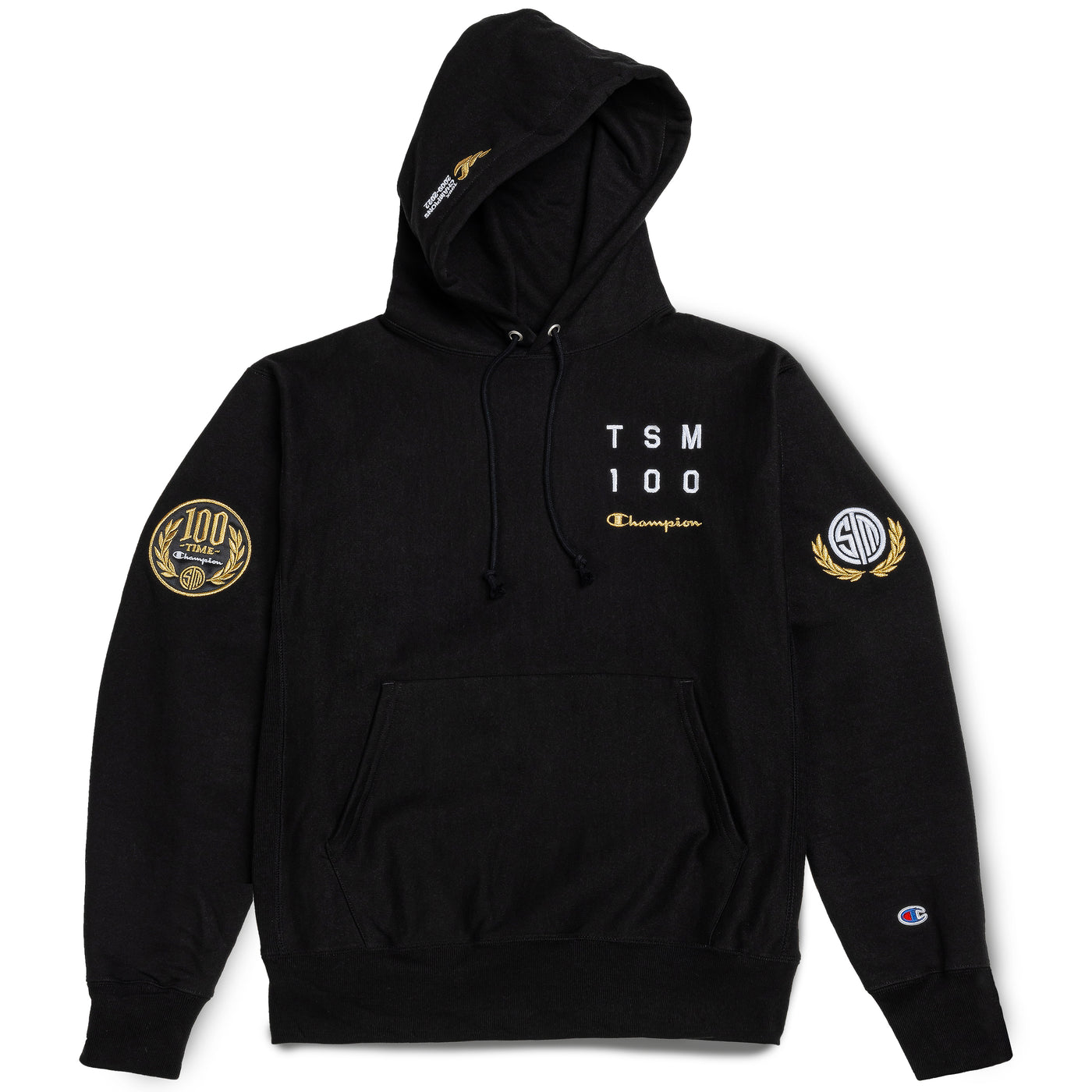 TSM X CHAMPION HOODIE in Black | TSM
